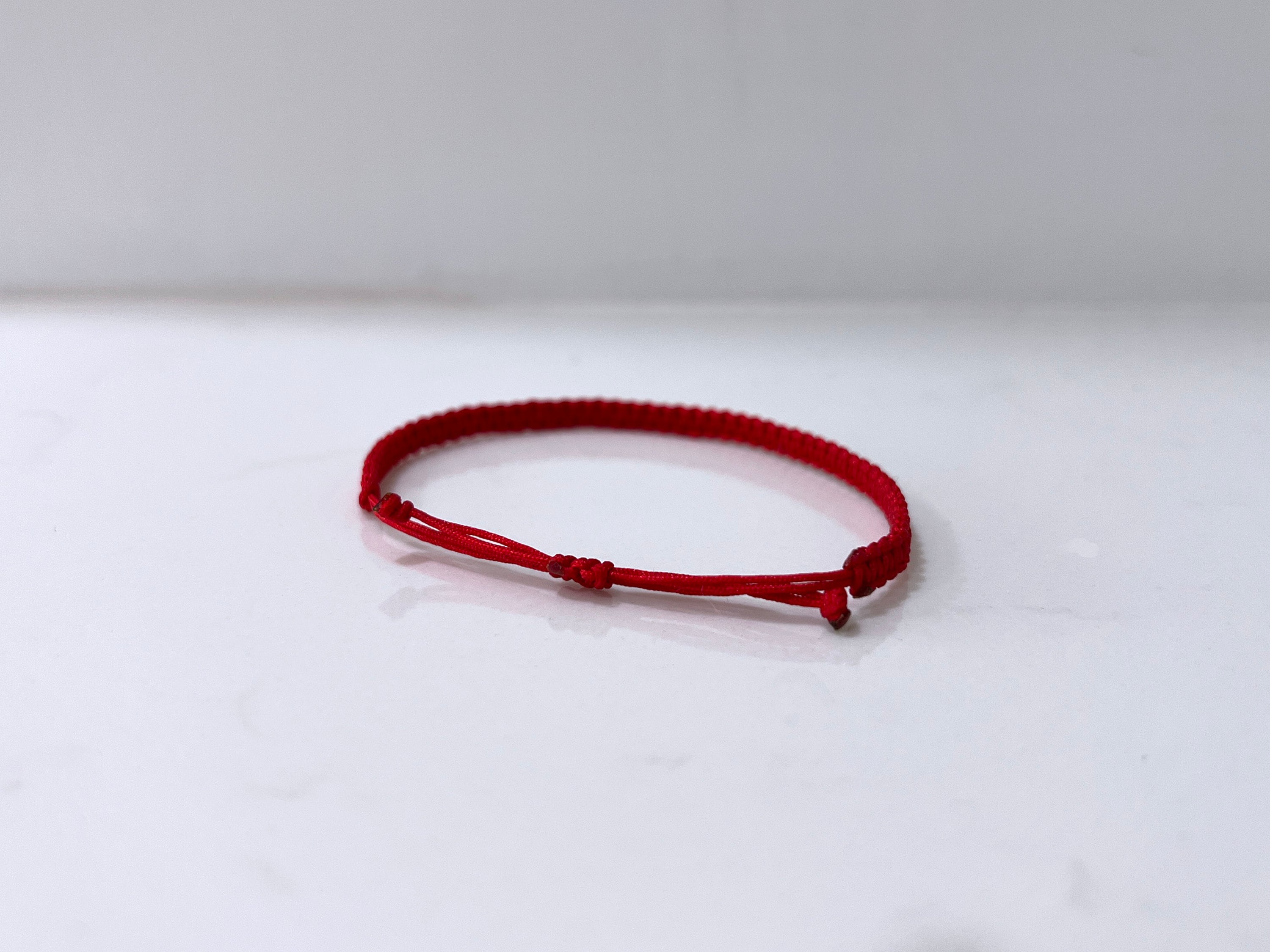 Chinese New Year Bracelet, Simple Red, White, Black String Bracelet ...