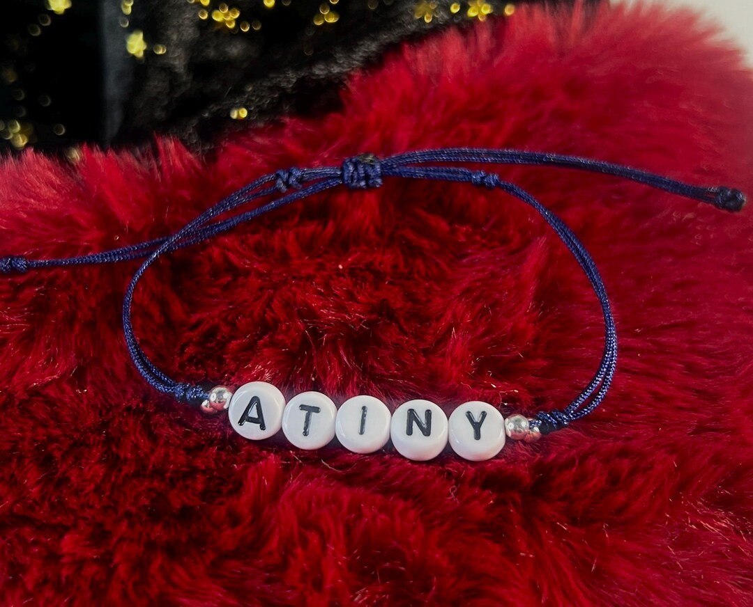 ATEEZ Navy Adjustable ATINY Nylon Bracelet - Etsy UK