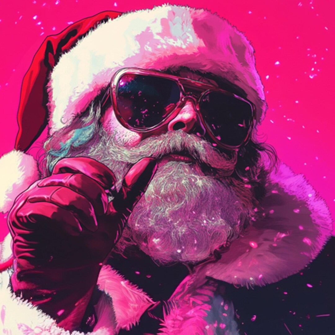 New Wave Santa Digital Download - Etsy
