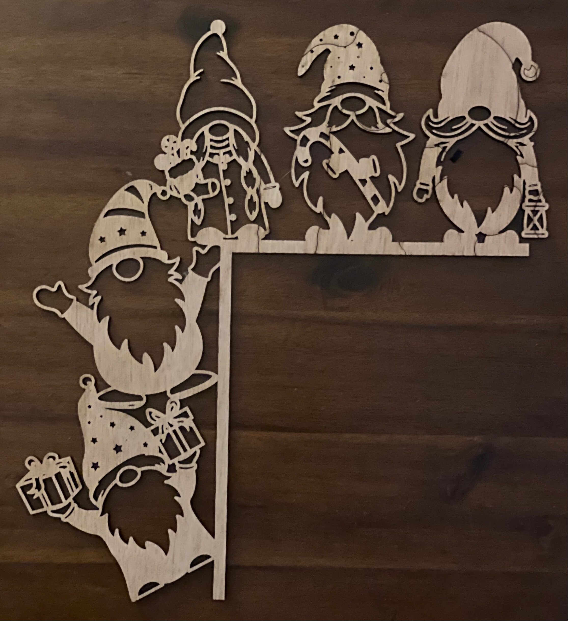 Christmas Wooden Door Frame Decoration, Xmas Decor - Etsy