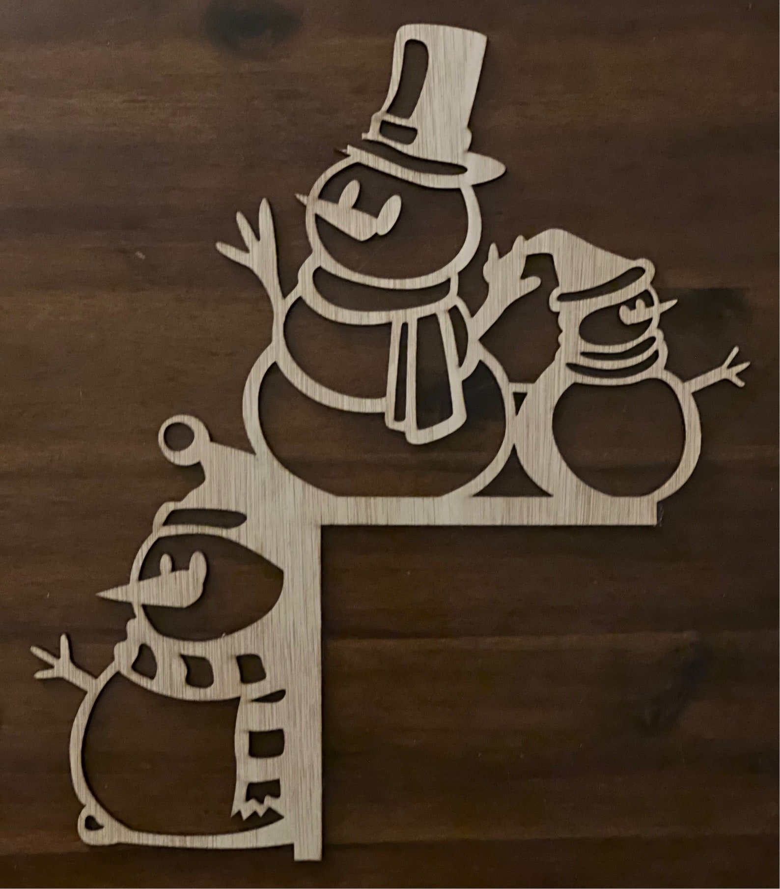 Christmas Wooden Door Frame Decoration, Xmas Decor - Etsy