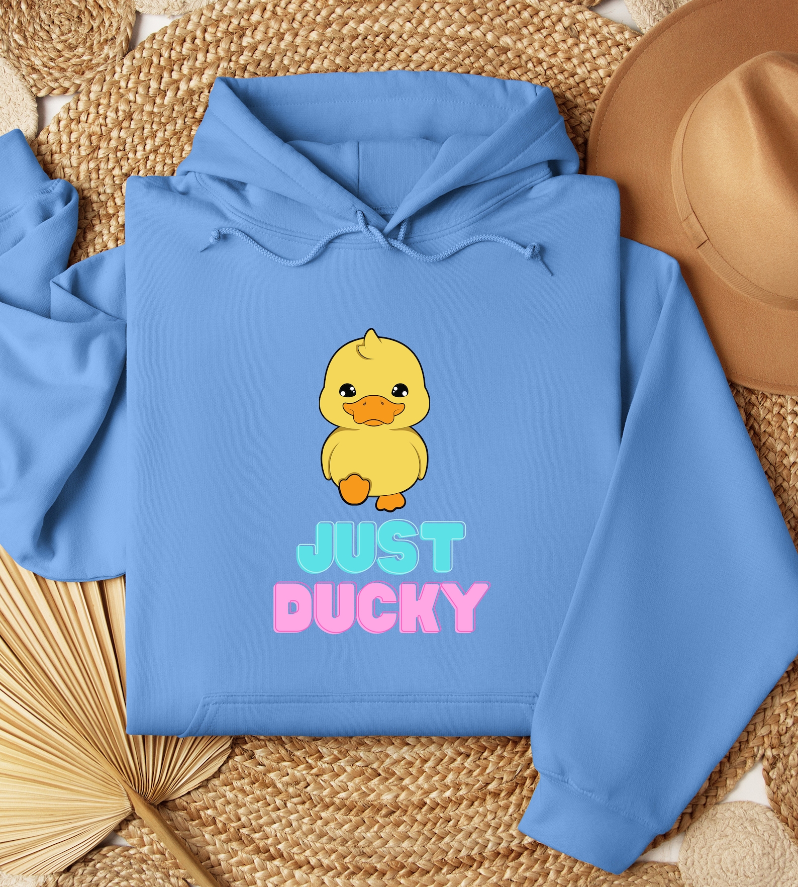 Just Ducky Hooded Sweatshirt, Just Ducky Hoodie, Cute Hoodies, Duck Hoodie, Funny Hoodie ...