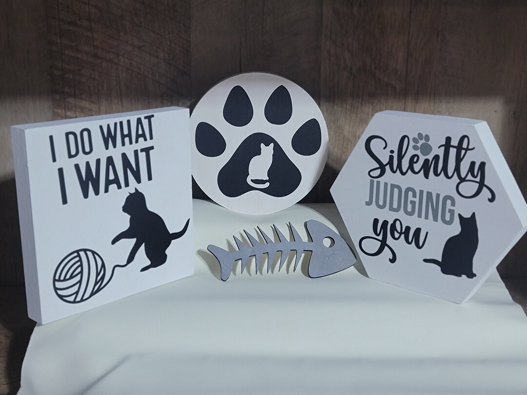 Silently Judging You Cat Tier Tray Bundle - Etsy
