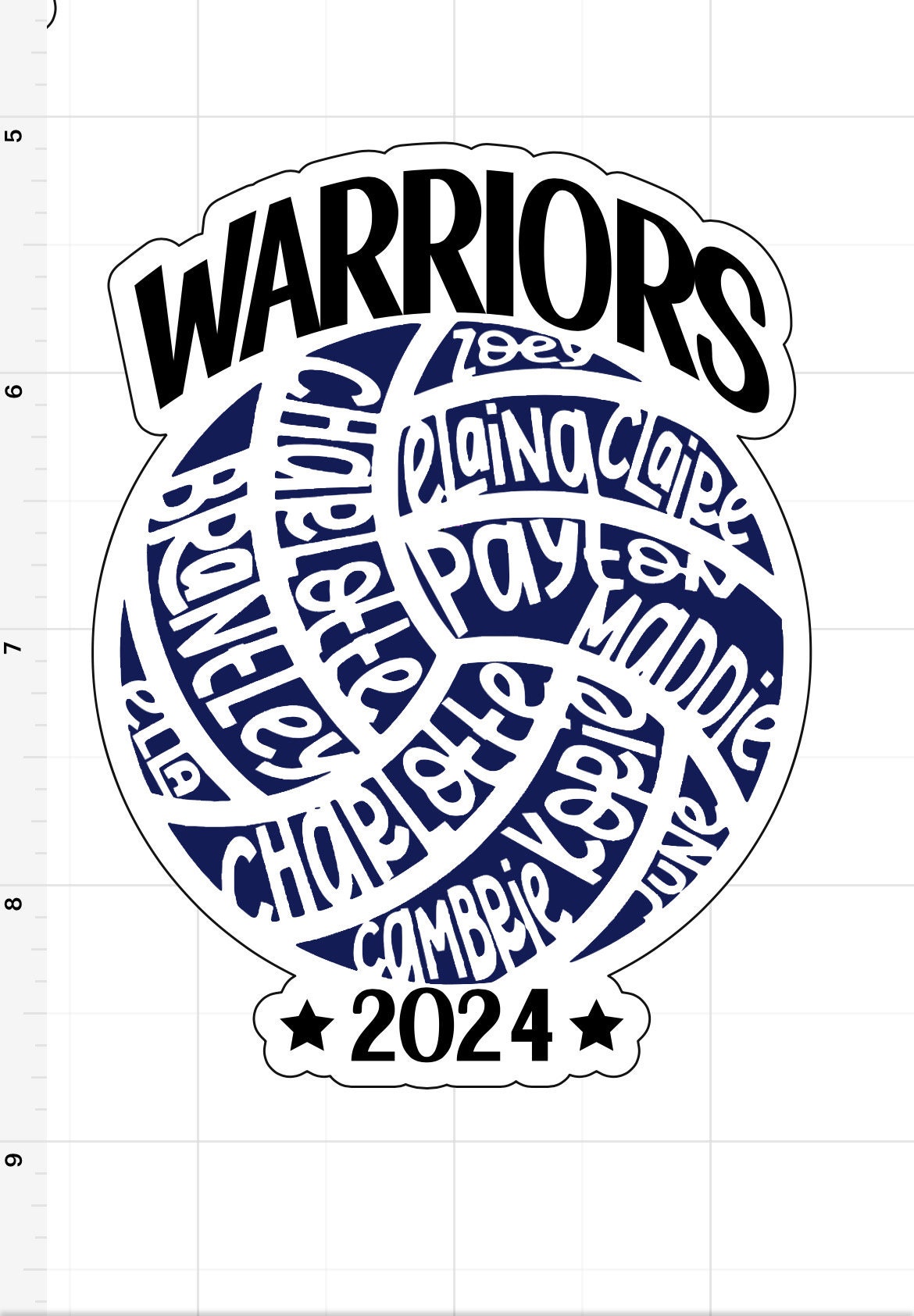 Personalized Team Volleyball Sticker - Etsy Canada