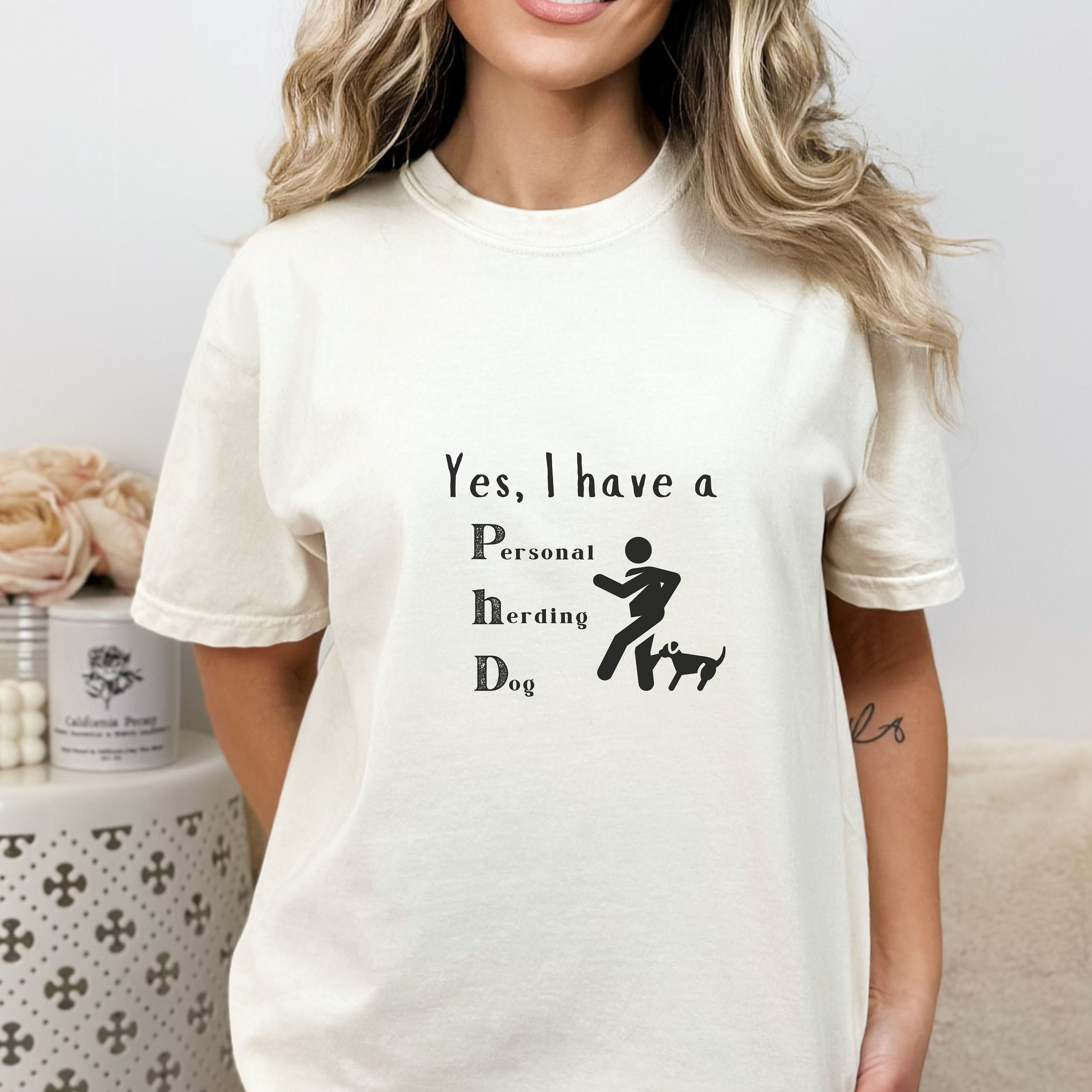 Yes, I Have a Phd Funny Dog Comfort Colors Shirt Dog Mom Dog Dad ...