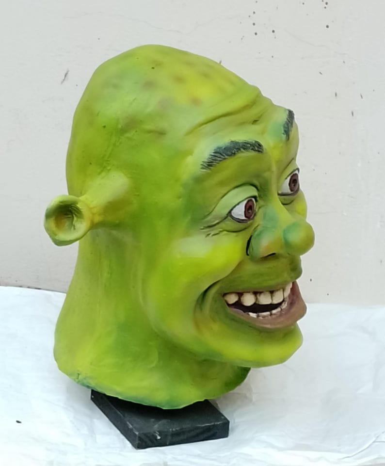 Ogro Shrek/cuentos / Especial Cumpleaños/coleccionable Máscara De Látex ...