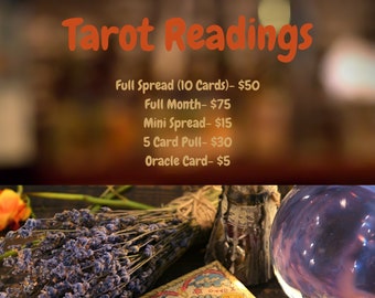 Live Tarot Reading - Etsy