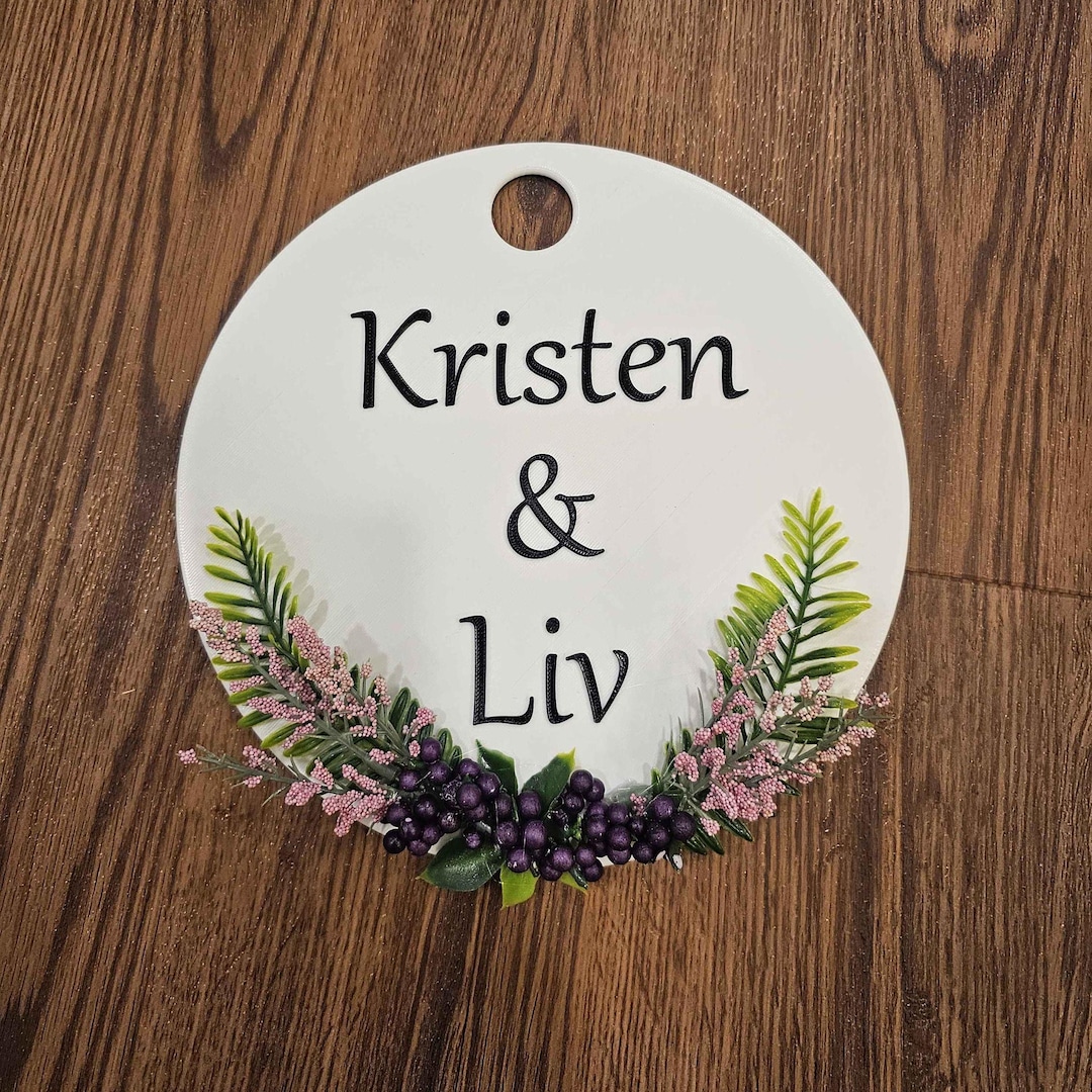 Door Sign - Customizable & 3D Printed - Etsy