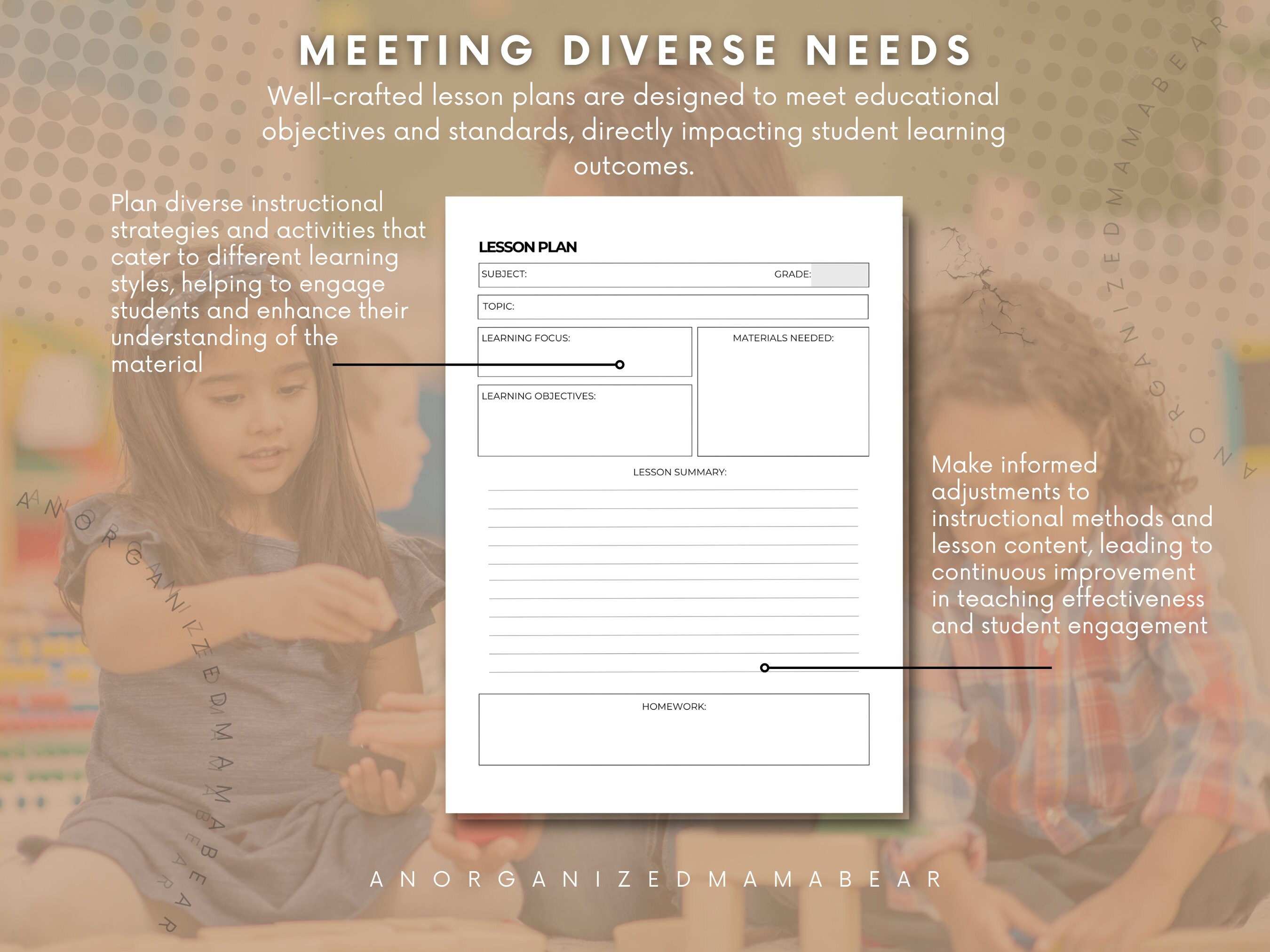 Teacher Planner Printable 2024-2025 School Calendar Lesson Planner ...