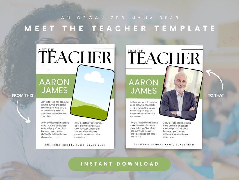 Editable Meet the Teacher Template | Classroom Decor | Newsletter ...