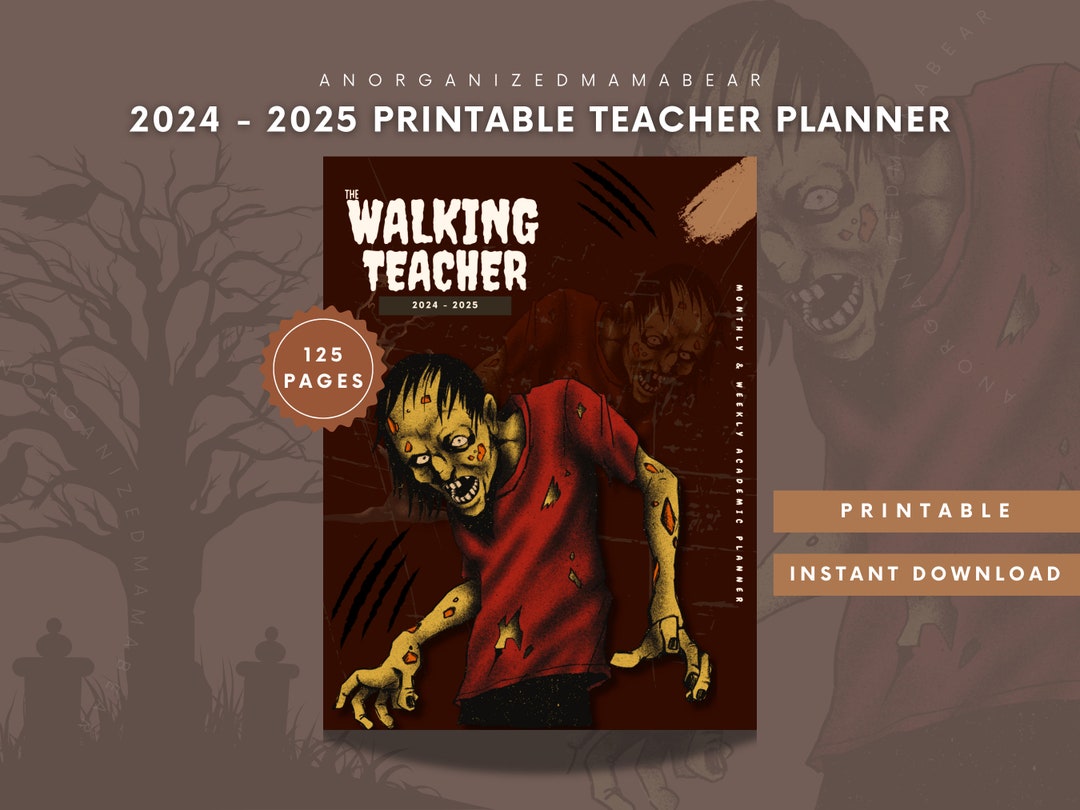 Teacher Planner 2024-2025, Printable Lesson Planner, PDF Teacher ...