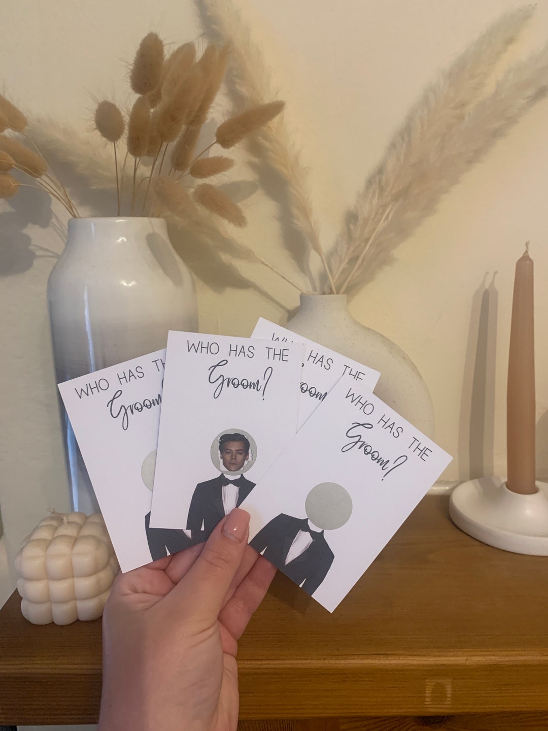 Who Has the Groom, Find the Groom, Scratch Off, Bridal Shower, Party ...