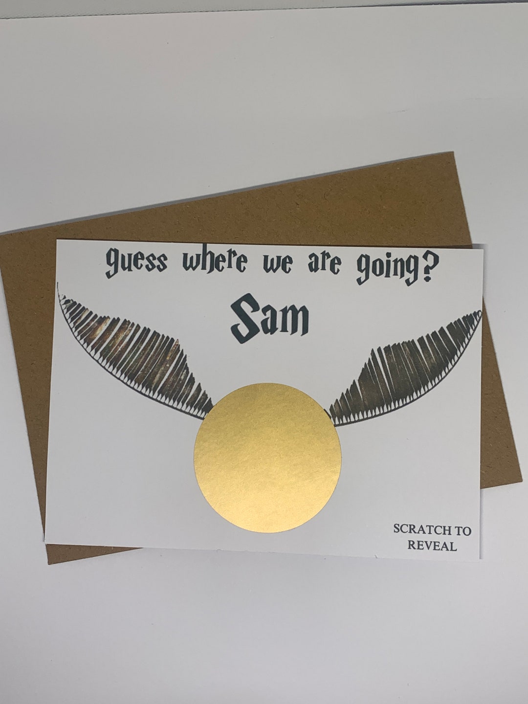 Harry Potter Scratch Card, Scratch Card, Surprise Reveal, Harry Potter ...