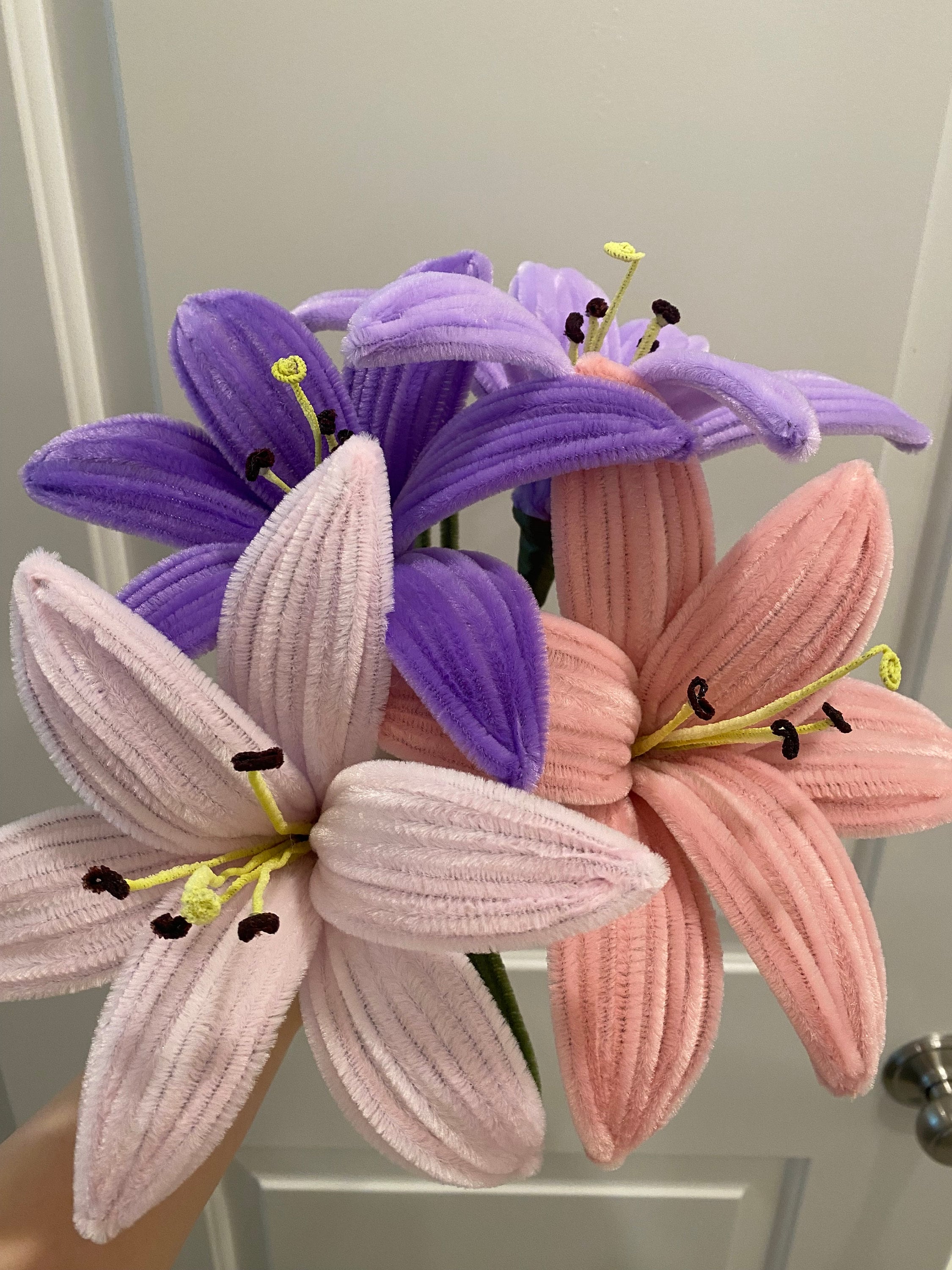 Handmade Pipe Cleaner Flowers Flower Boutique Lily - Etsy