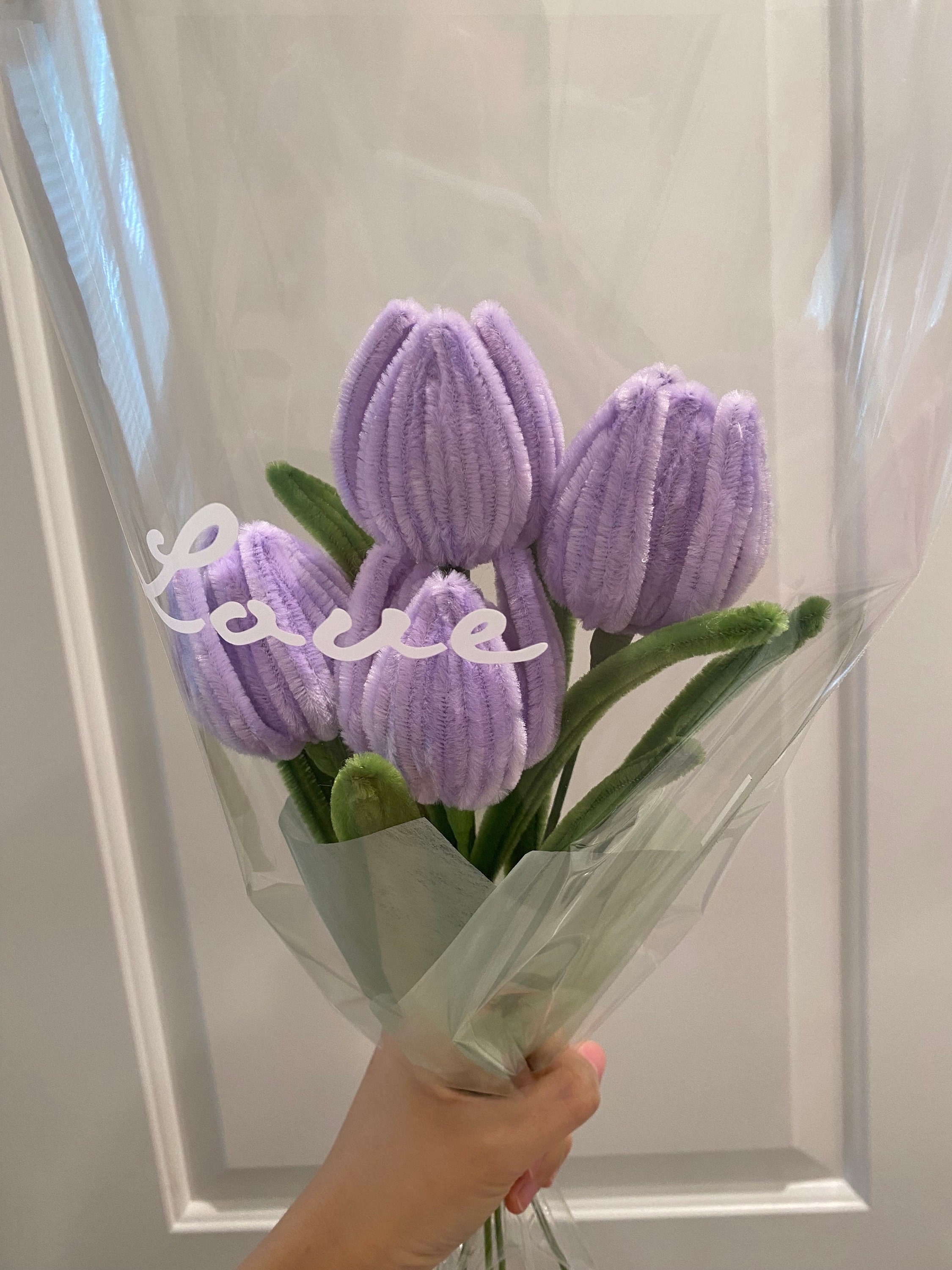 Handmade Pipe Cleaner Flowers | Flower Boutique | Tulips - Etsy