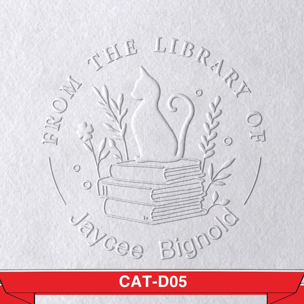 Custom Book Embosser Plate - Etsy