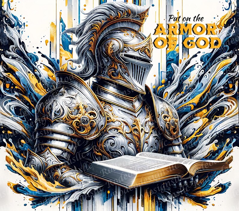 Armor of God Tumbler Wrap: Christian Bible Verse PNG (digital Download ...
