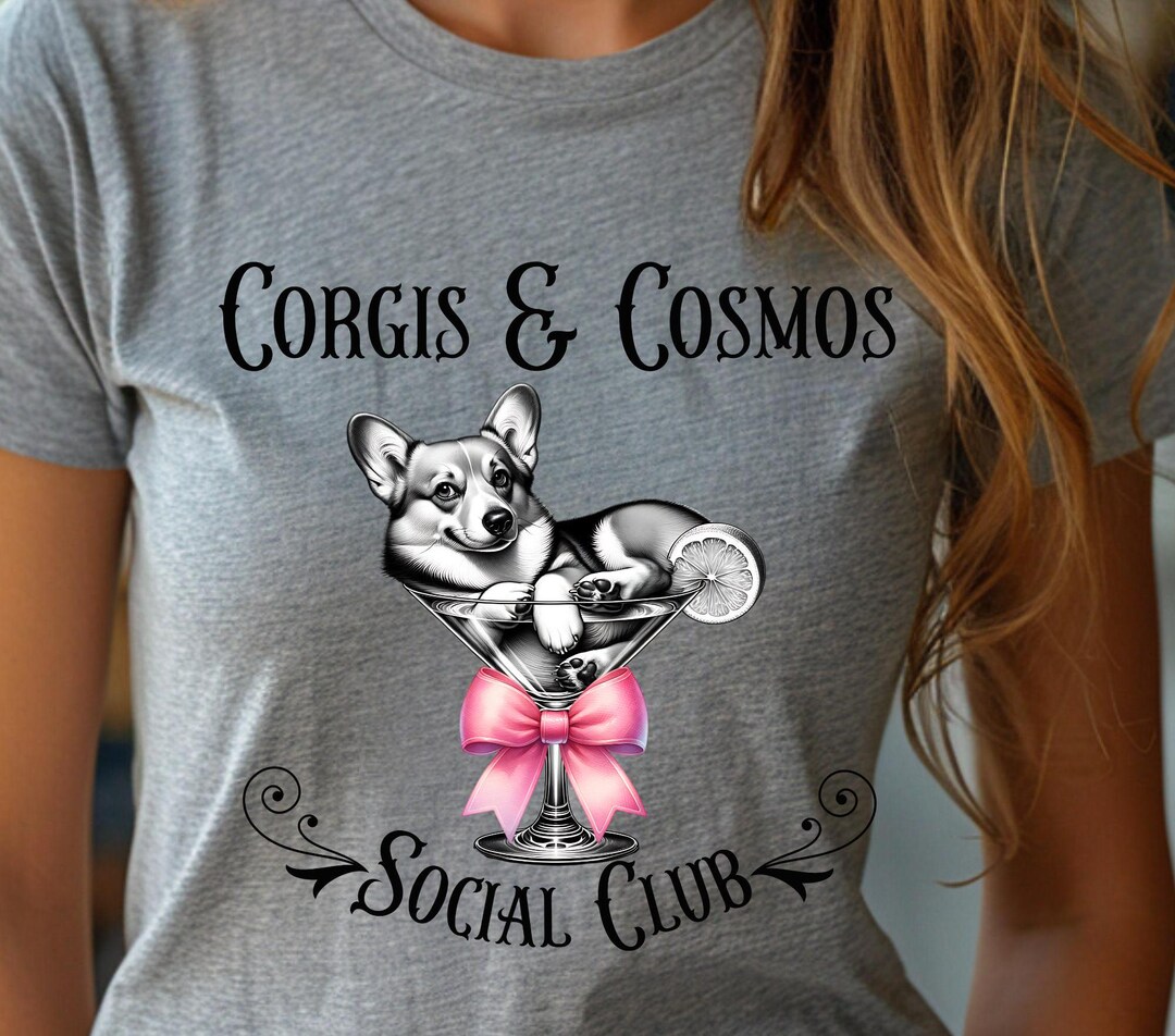 Corgis and Cosmos PNG, Corgi Lover, Corgi PNG Digital Download, Funny ...