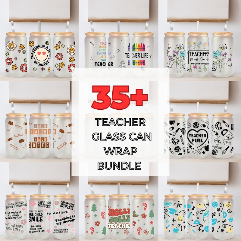 Monogram Glass Cup Svg - Etsy