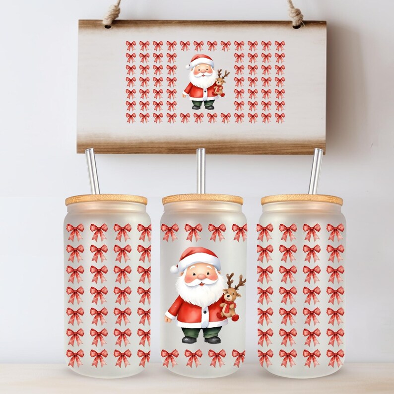Paquete PNG de envoltorios navideños para latas de vidrio: más de 50 ...