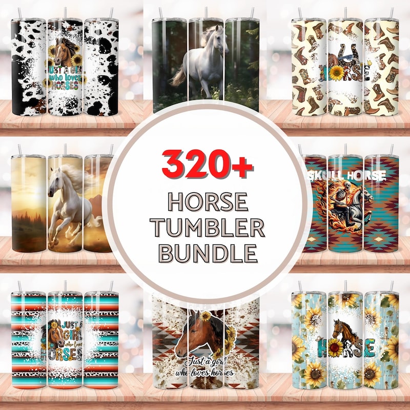 Painted Horse on a Bottle - Etsy