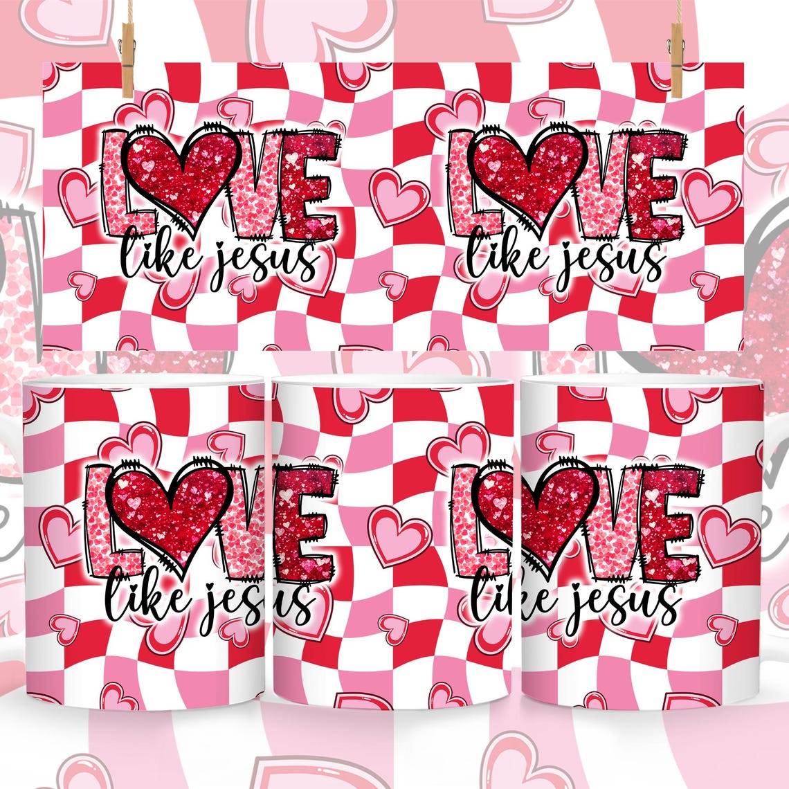 Pacchetto di oltre 160 MEGA involucri per tazze di San Valentino ...
