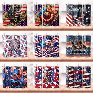 150+ 4th of July Tumbler Wrap Bundle, Patriotic Tumbler Wrap Designs ...