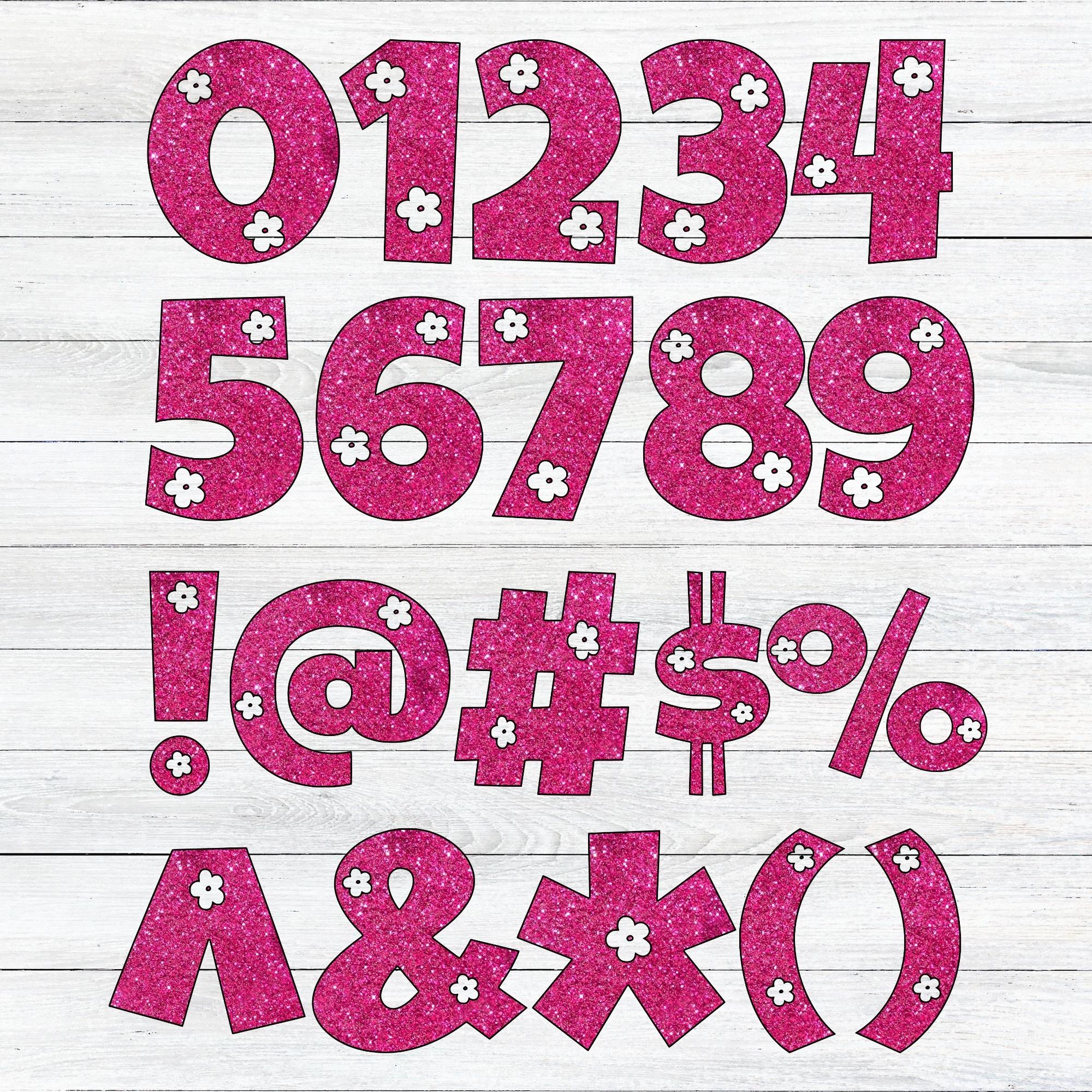 Glitter Doodle Alphabet PNG Doodle Sublimation Alpha Set Design PNG ...