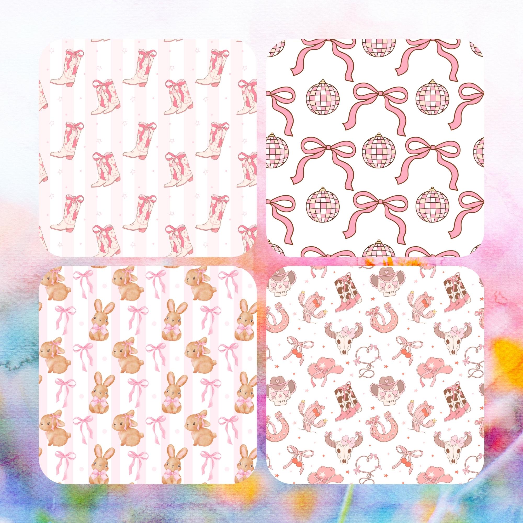 Coquette Square Coaster Png Bundle, Coquette Bow Png, Bow Coaster ...