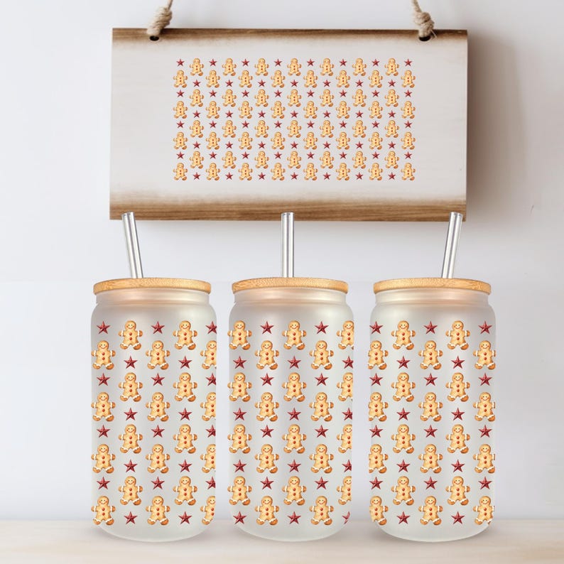 Paquete PNG de envoltorios navideños para latas de vidrio: más de 50 ...