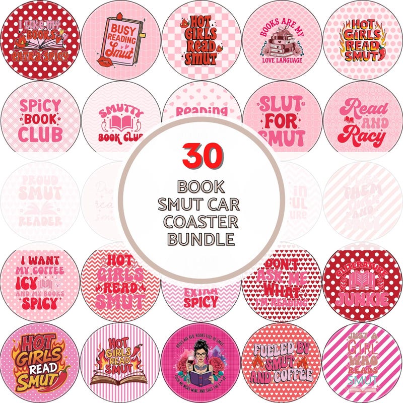 Bookish Cup Coasters - Etsy UK