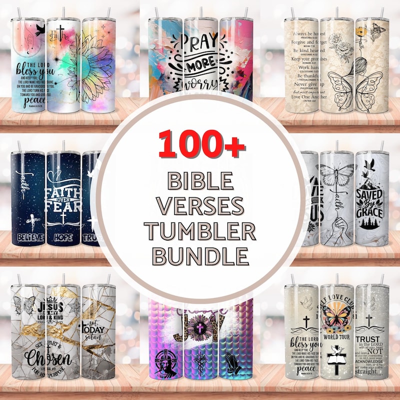 Bible Verse Tumbler - Etsy