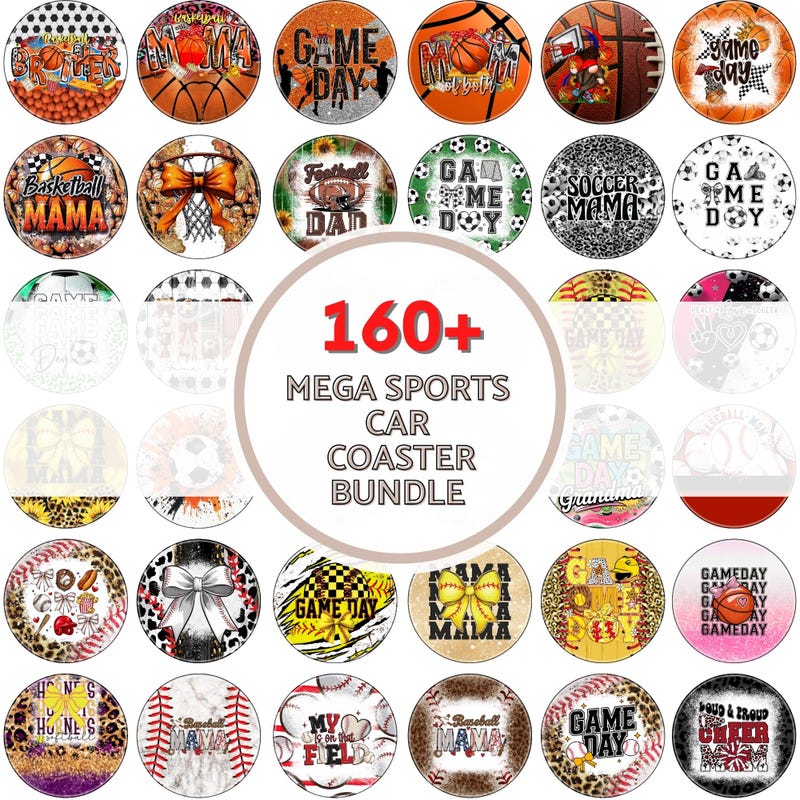 Car Coasters for Sports - Etsy