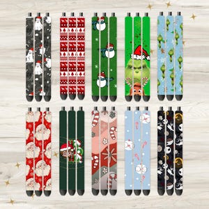 Christmas Pen Wrap Bundle: 60+ Printable Designs (PNG JPG) - Etsy