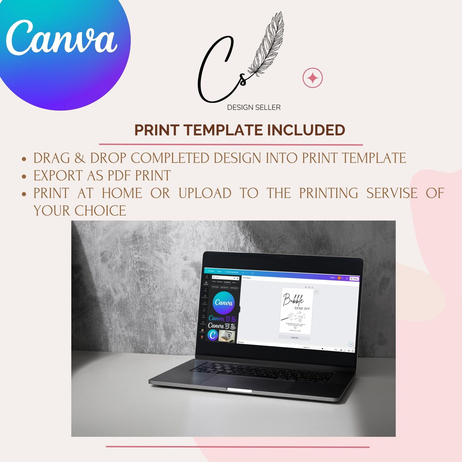 Bubble Send off Sign Editable Newlywed Send off Sign - Etsy