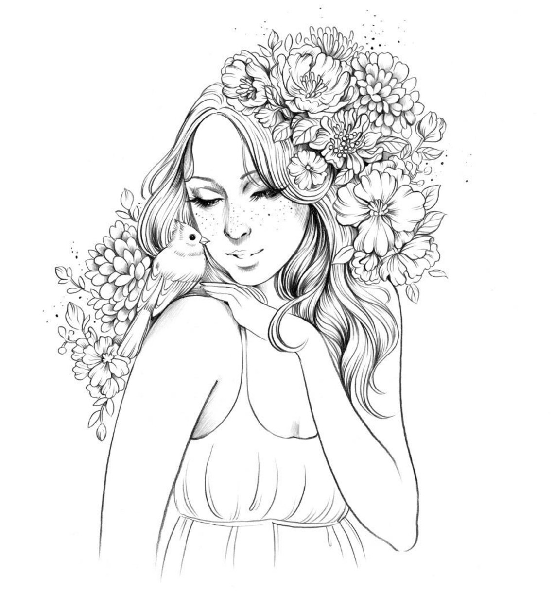 74 Princess and Animal Mix Coloring Pages - Etsy