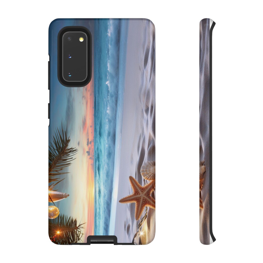 Beachside Christmas Lights & Starfish Phone Cover - Brighten Your ...