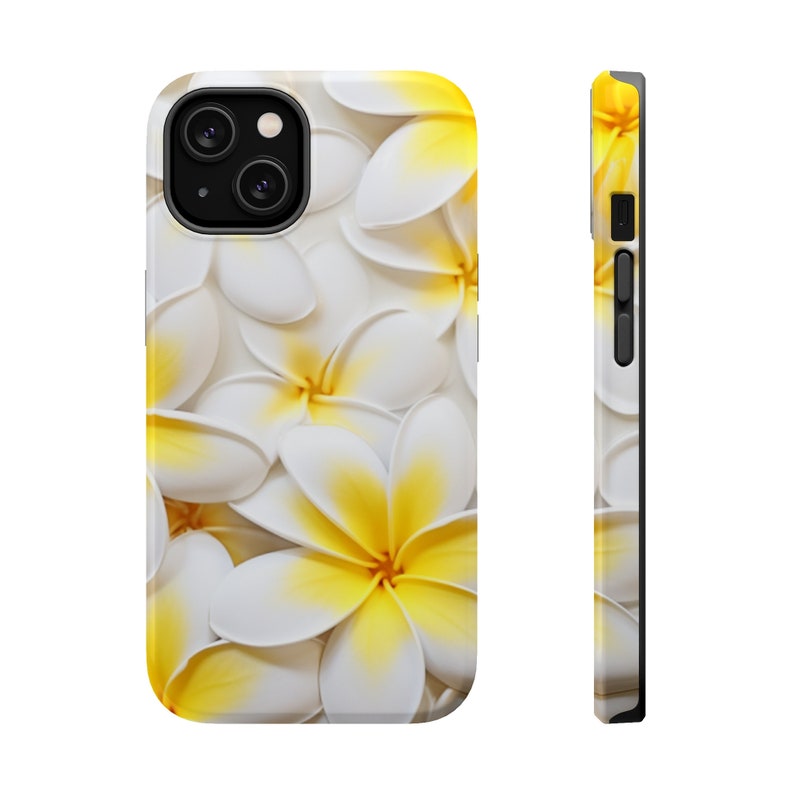 Exotic Plumeria Flower Design Protective Phone Cases for iPhone 13 and ...