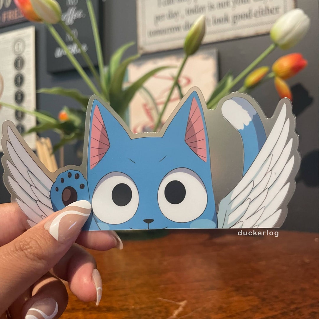 Anime Mascots Peeker Sticker Anime Peeking Decal - Etsy