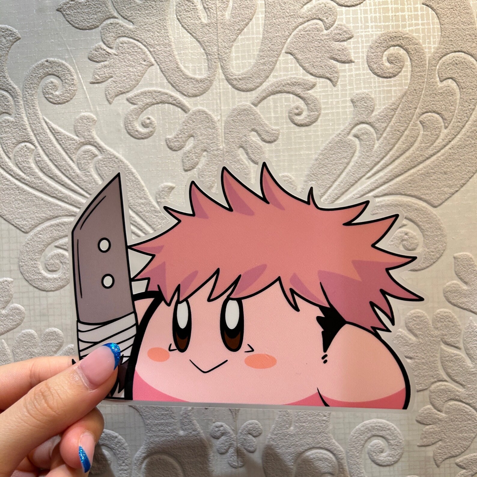 Yuji Kirby Peeker Sticker - Etsy