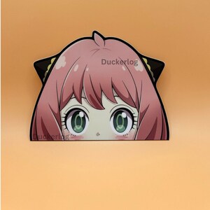 Anya Peeker Sticker Anime Peeking Decal - Etsy
