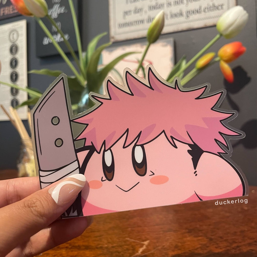 Yuji Kirby Peeker Sticker - Etsy