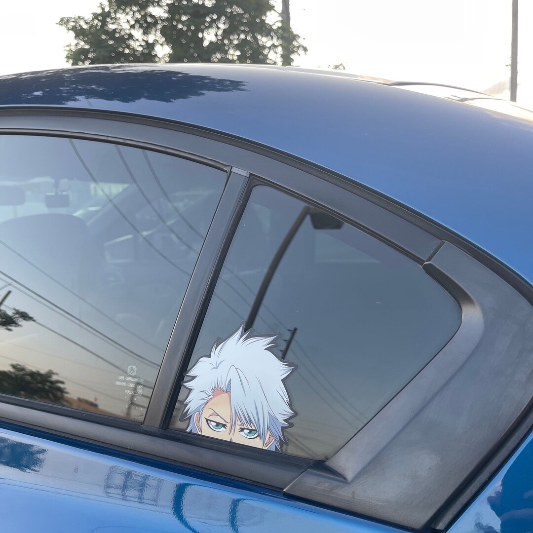 Toshiro Peeker Sticker Anime Peeking Decal - Etsy
