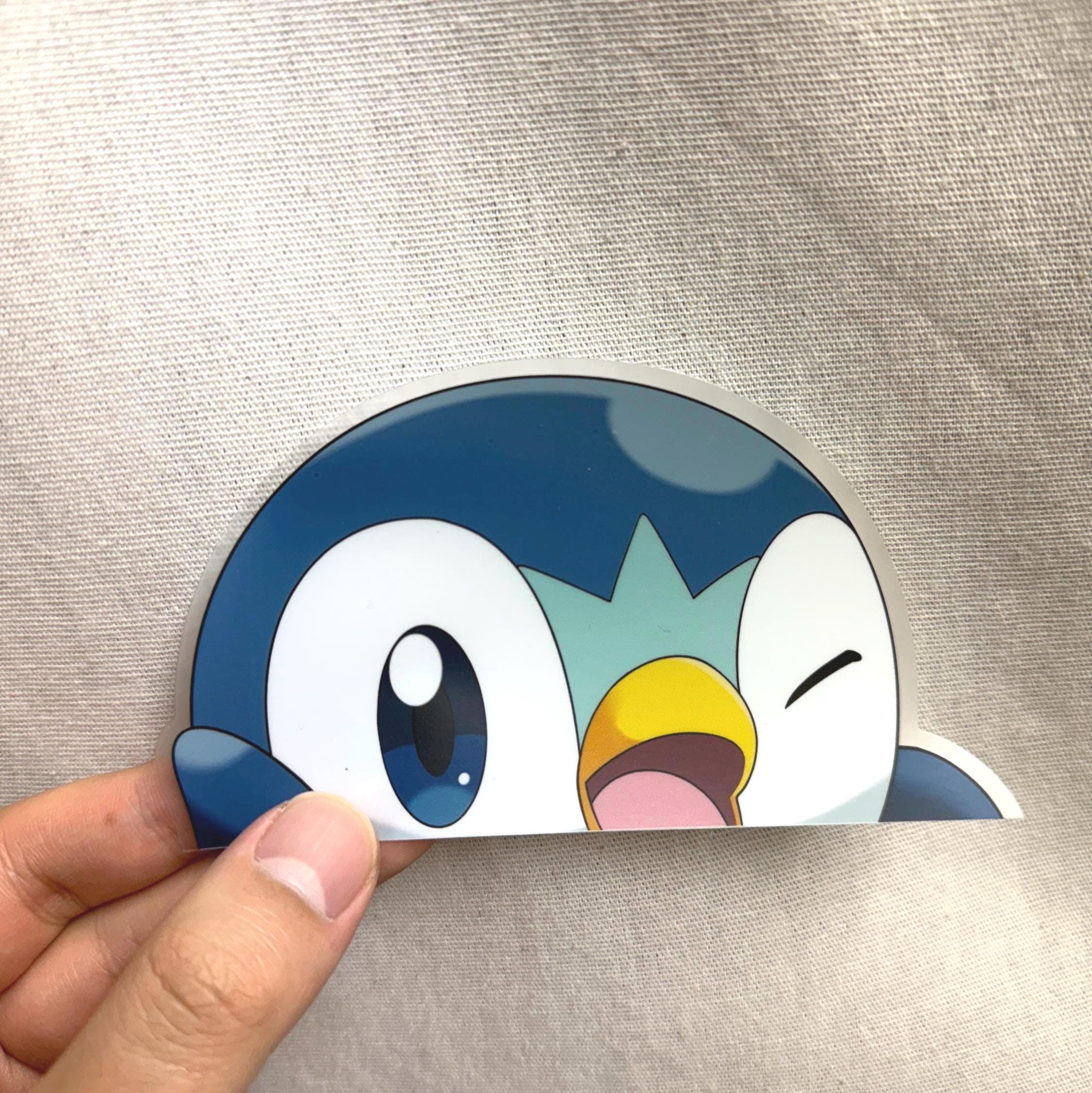 Piplup Peeker Sticker - Etsy