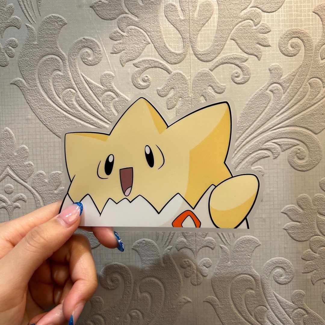 Togepi Peeker Sticker - Etsy