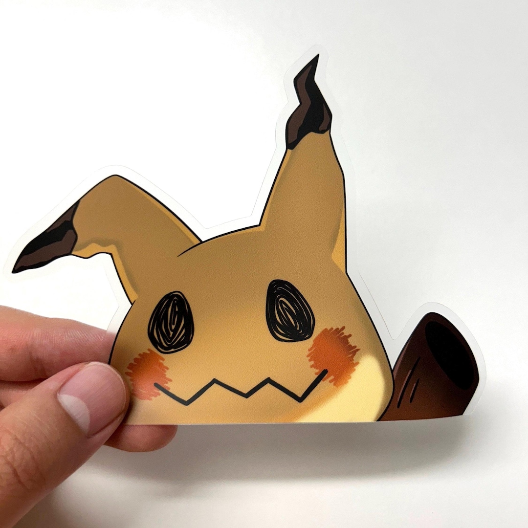 Mimikyu Peeker Sticker - Etsy