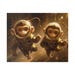 Space Monkeys 1 Matte Canvas, Stretched, 0.75, Gift For, Boy, Girl ...