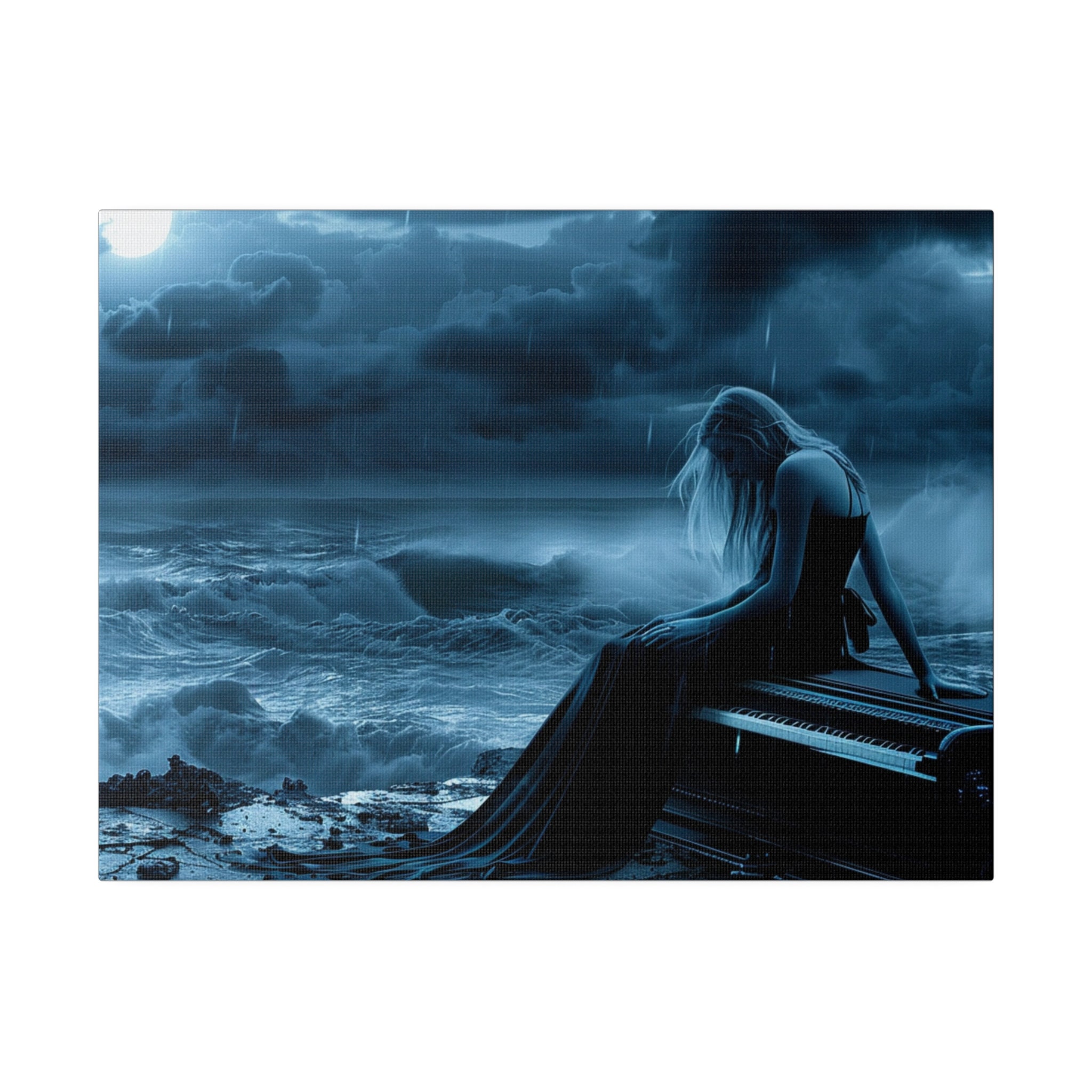 Home Decorations, Sad Song 2 Matte Canvas, Stretched, 0.75, Gift For ...