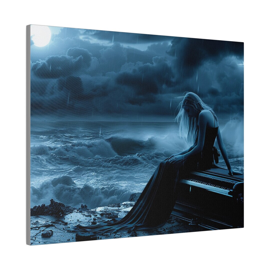 Home Decorations, Sad Song 2 Matte Canvas, Stretched, 0.75, Gift For ...