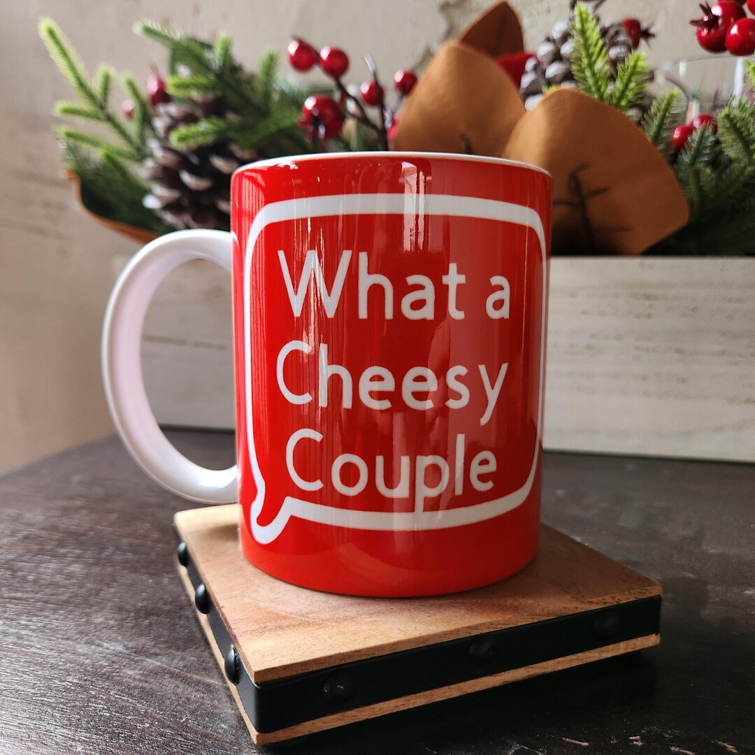 Cheesy Couple Coffee Mug, Romantic Ceramic Mug - Etsy